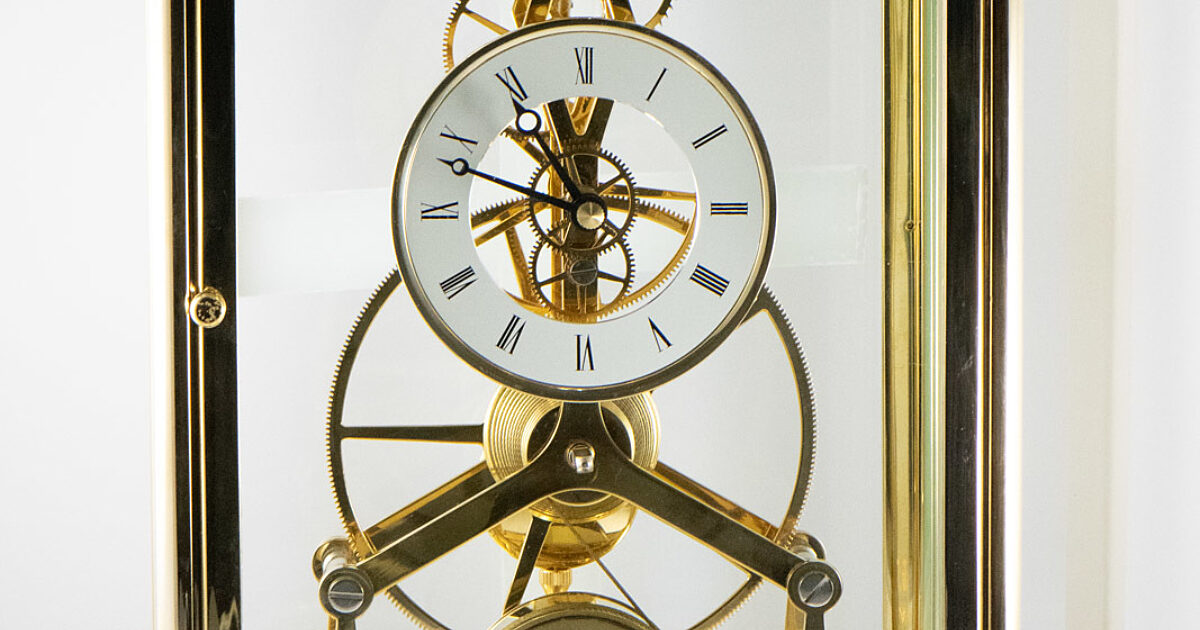 Great Wheel Skeleton Clock with… | Arlex Jewelry, Watches & Clocks